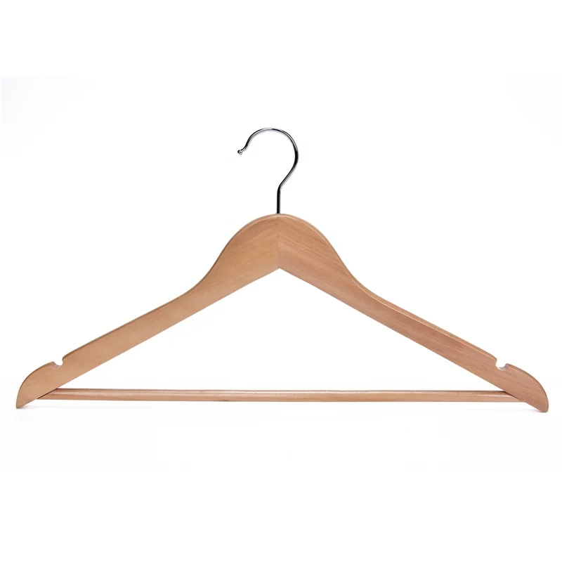 Custom Wooden Hangers For Clothes Wholesale Cheap Space Saving Wood ...
