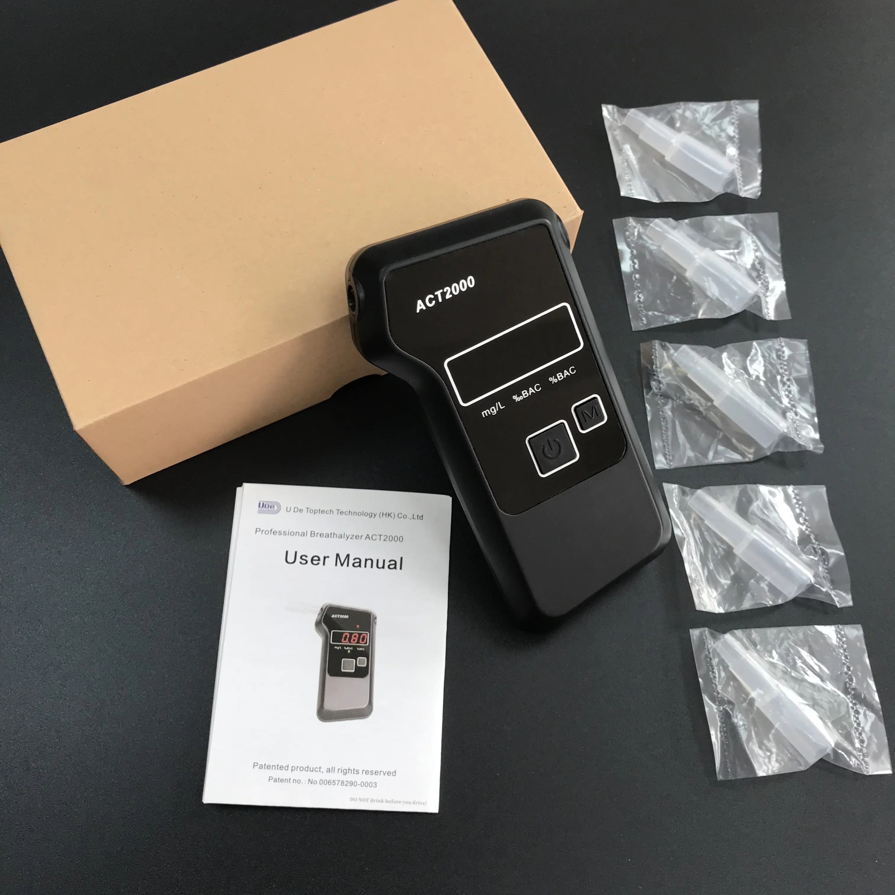 Police Alcohol Tester Blow Type Portable Breathalyzer Traffic Police ...