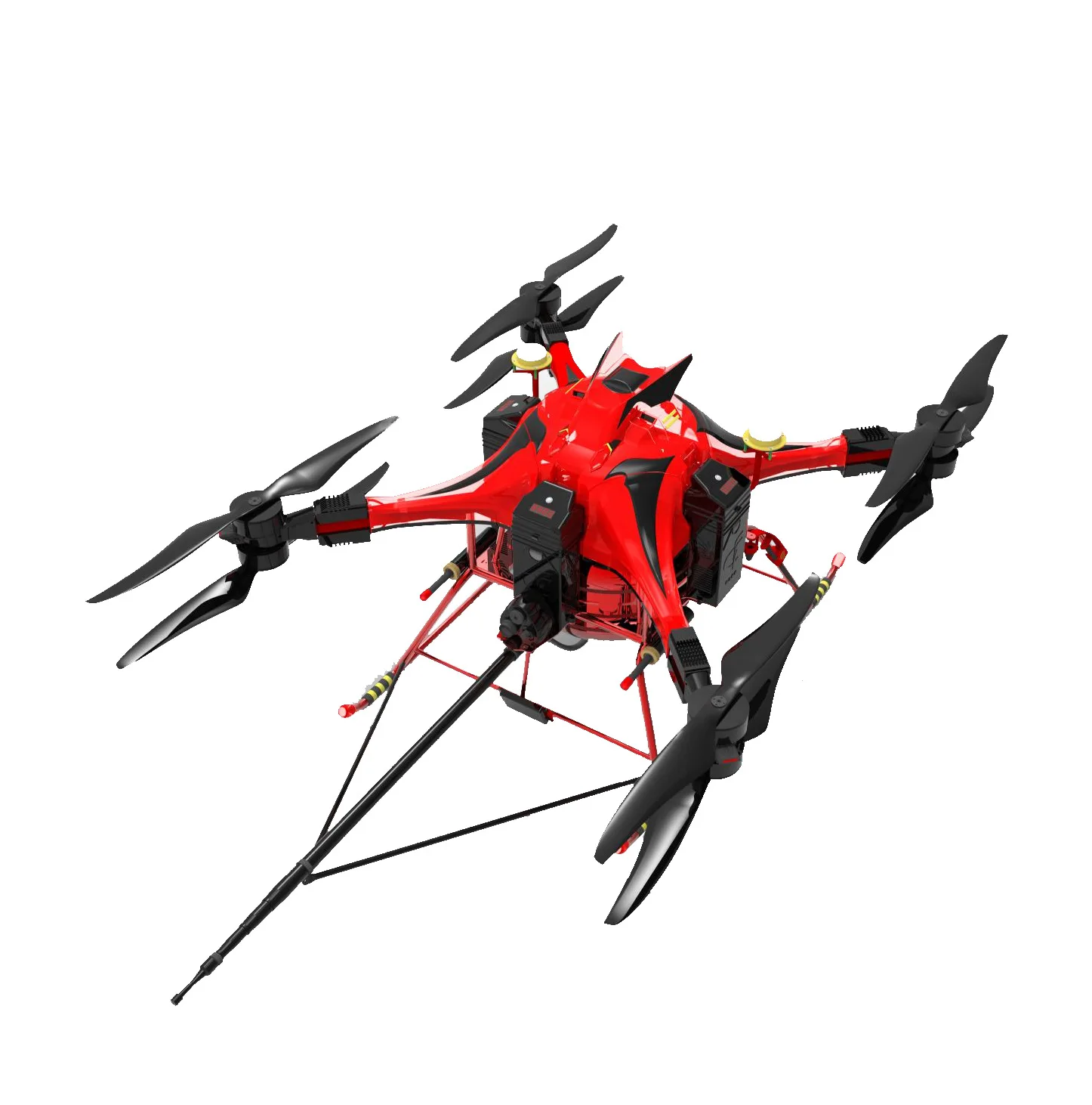 Professional Fire Fighting Drone With Tethered Pipe Fire Bomb Drone ...
