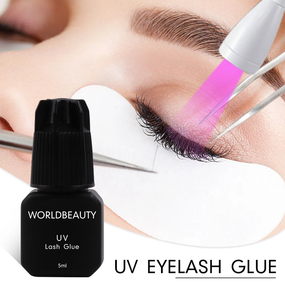 Hot Selling Worldbeauty Top Quality Customize Logo Uv Eyelash Glues Uv ...