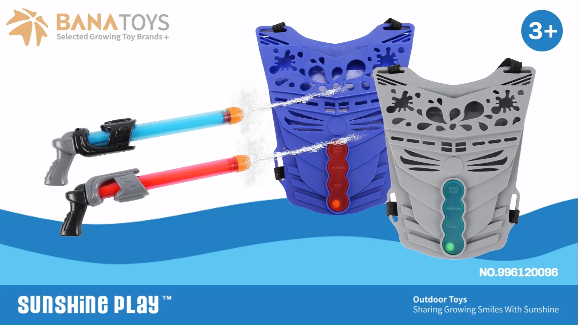 Dropshipping Kidewan Oem Waterpistool Kids 2 Pack Water Guns With Vests ...
