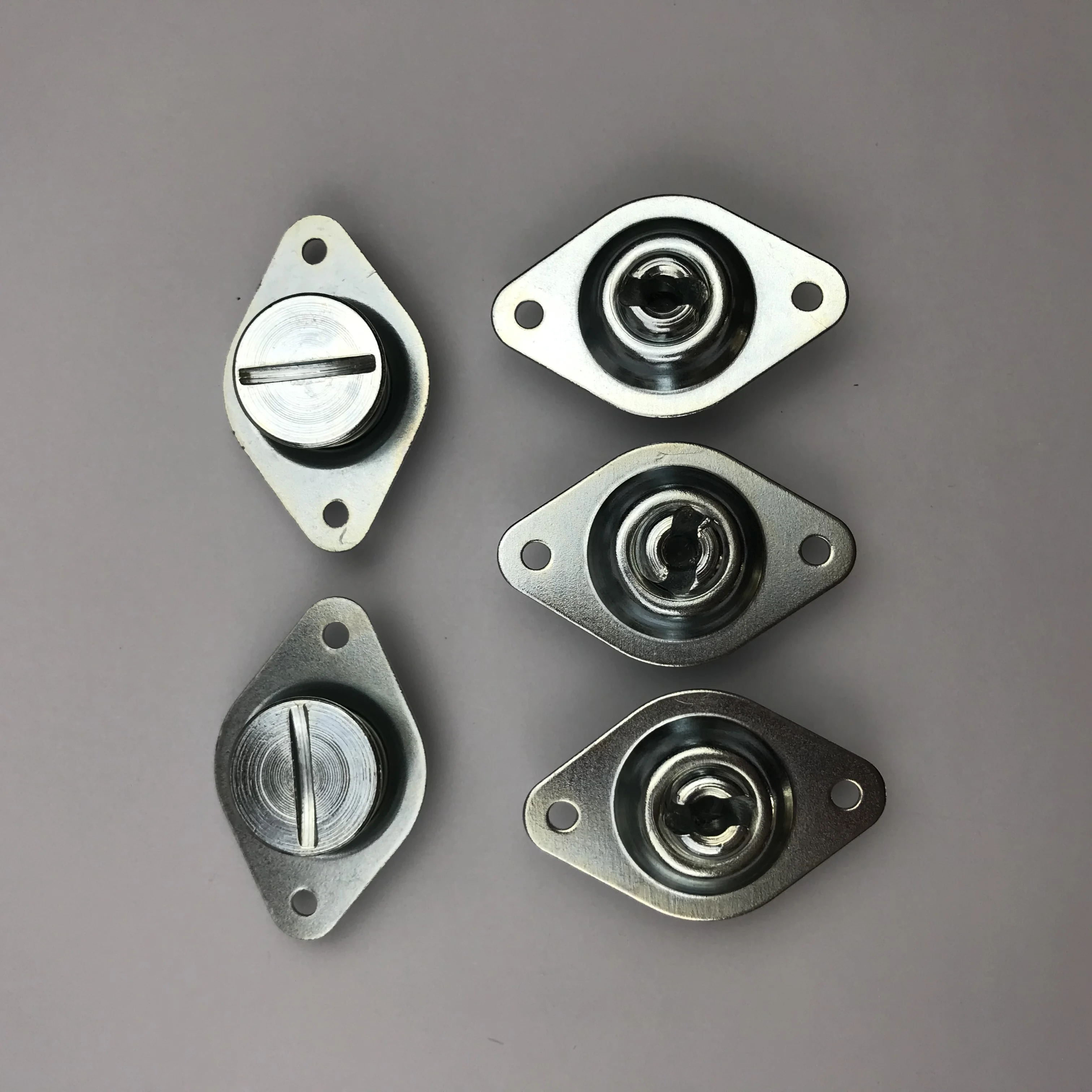 Self Ejecting Quarter Turn Dzus Stud Steel 7/16" * .500" Silver Sprint Car