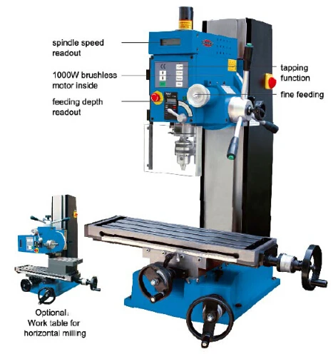 Sieg Small Hobby Milling Machine with MT3/R8 Spindle Taper SX3