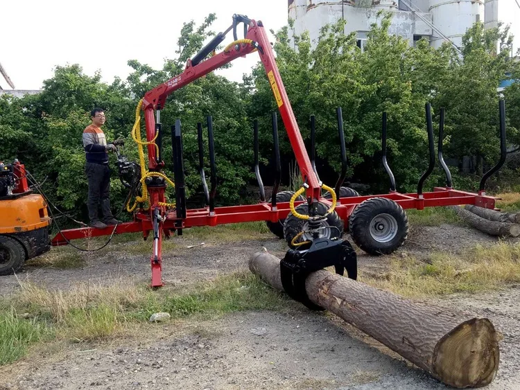 Forestry Forwarder Timber Trailer - Efficient Log Handling
