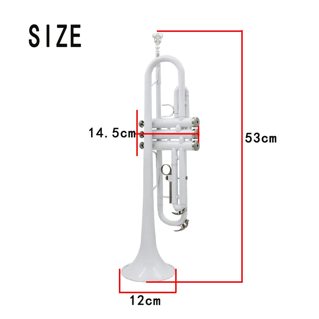 SLADE B- Small Size Brass Tube Body Professional and Student Beginners ...