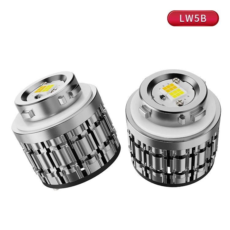Led New 2024 LED Bulb Headlight LED FOG Light Dual Color LED S21- LW5B ...