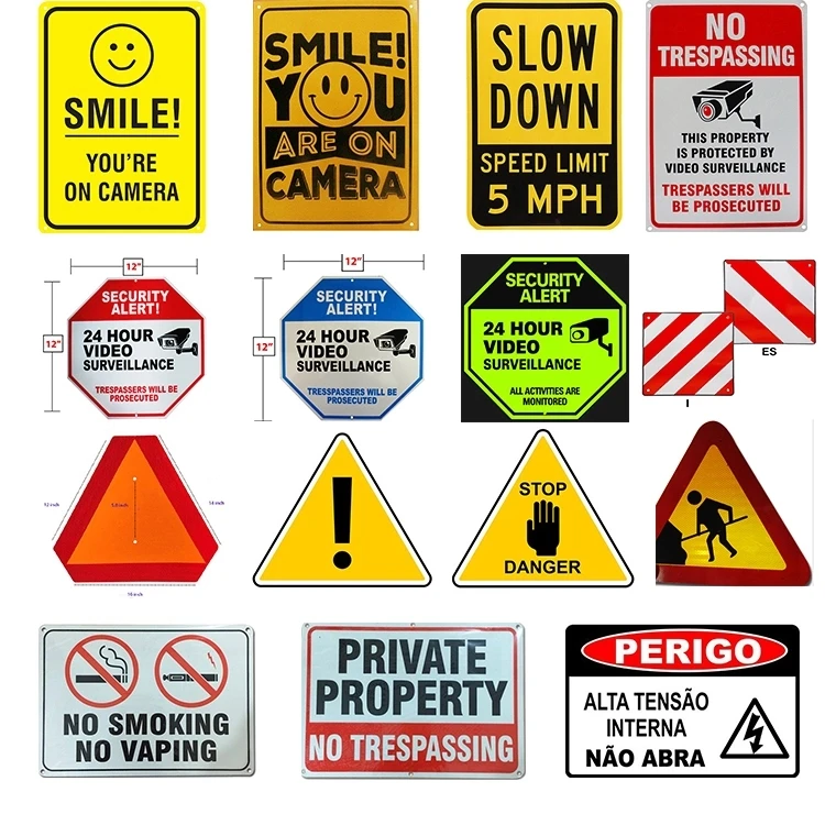 Iso 7001 Reflective Temporary Sign Traffic Warning Sign Used To ...