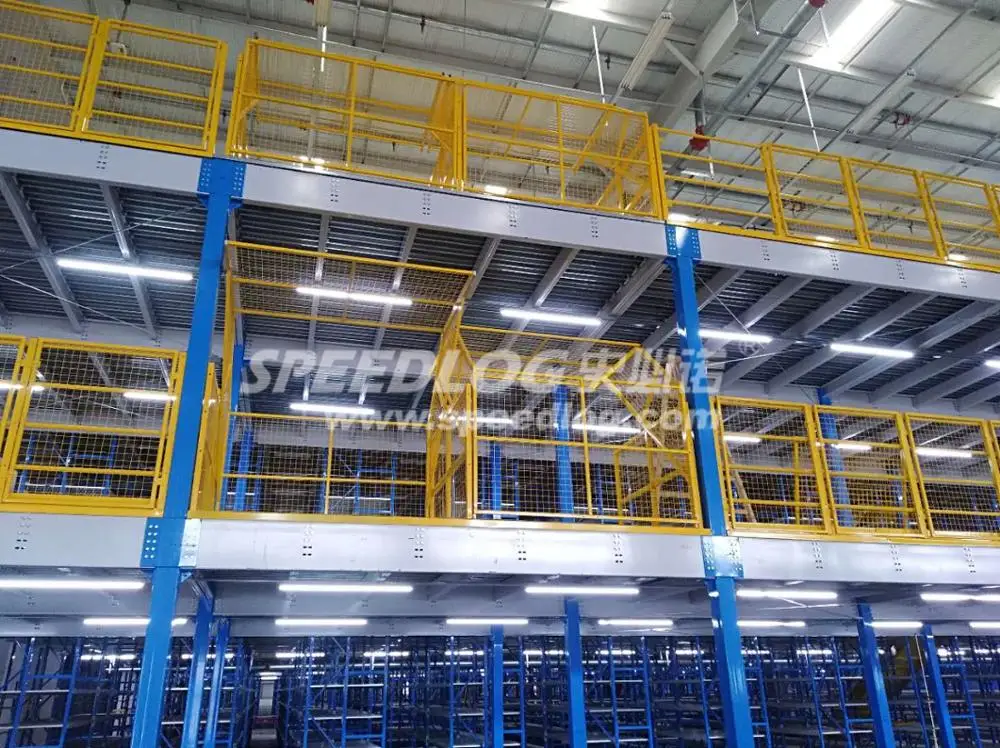 Multi-level Warehouse Heavy Loading Storage Mezzanine Rack| Alibaba.com