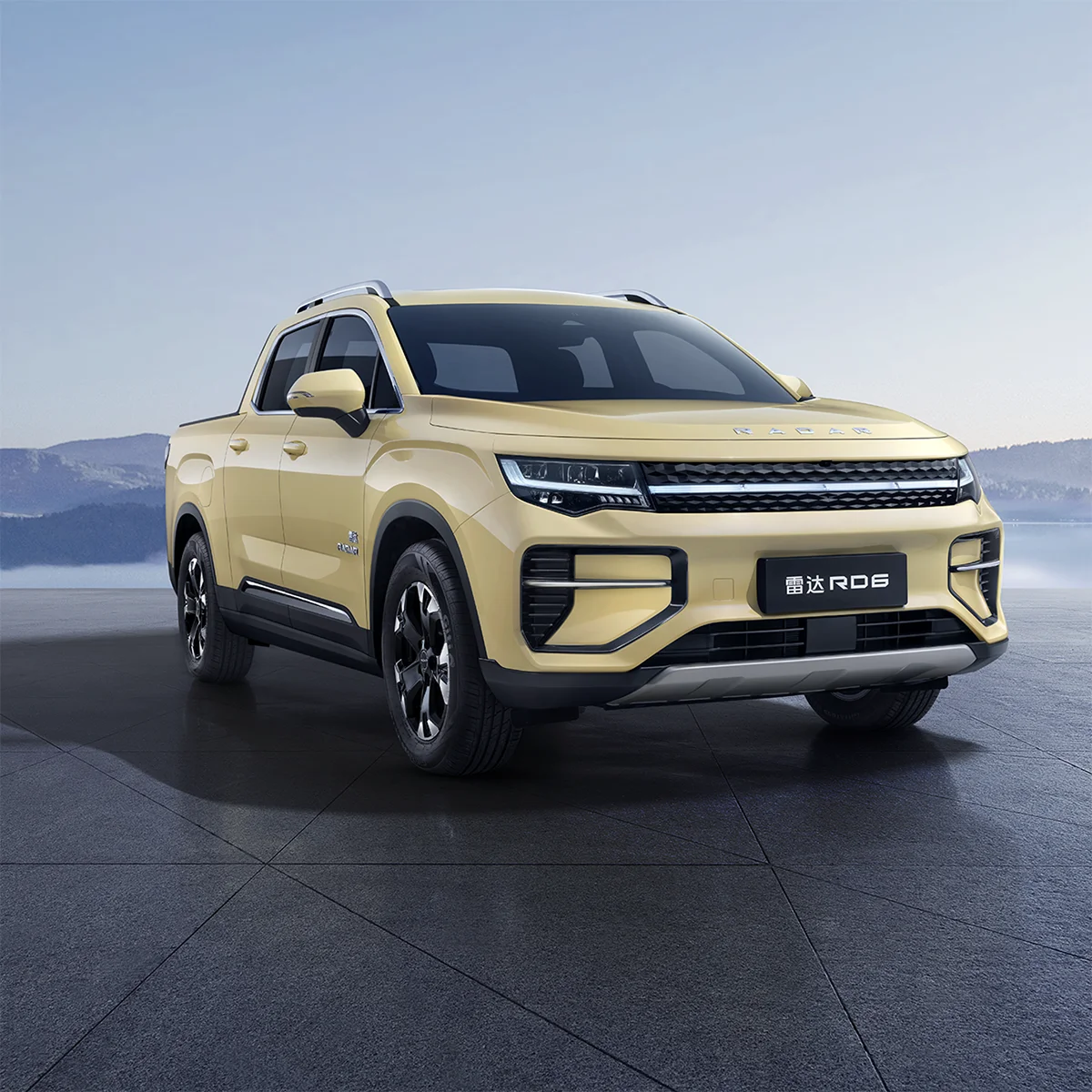 4 Wheel New Releasing Geely Ev Car Radar Rd6 4 Doors 5 Seaters Pick Up ...