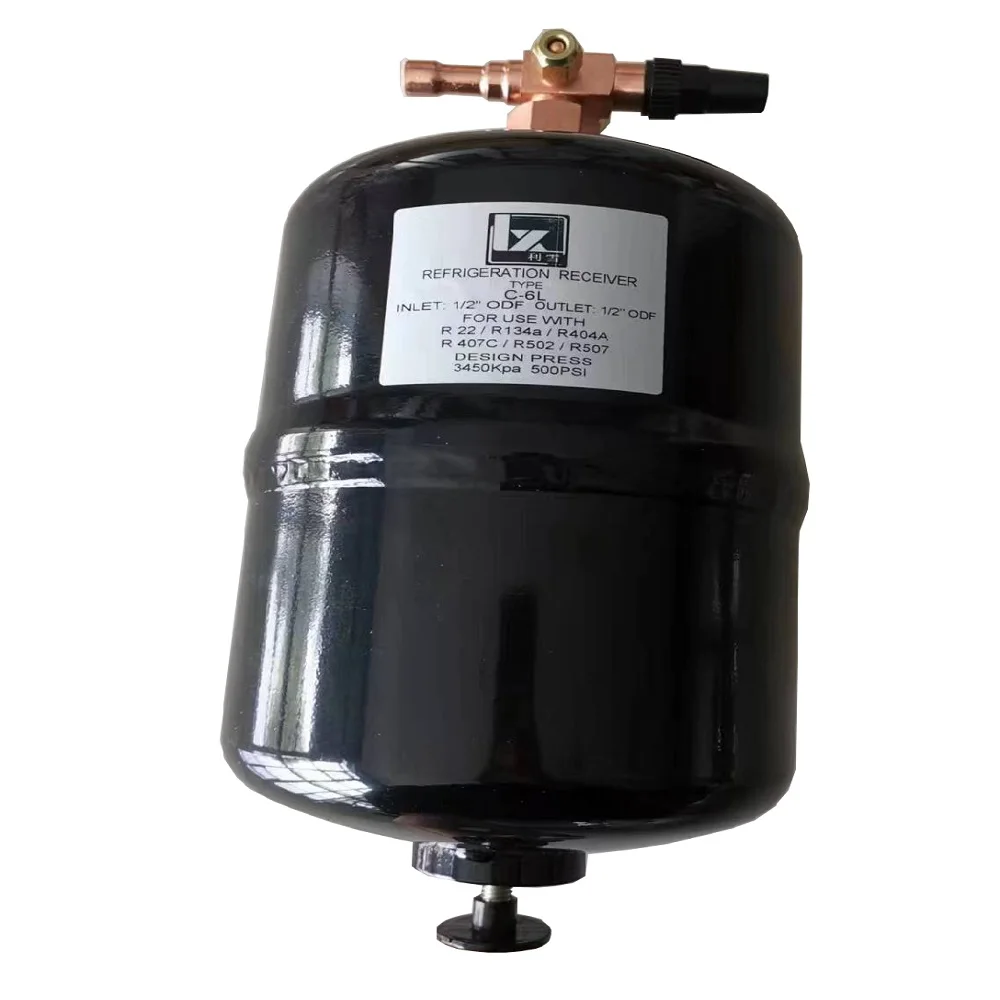6l Refrigerant Liquid Receiver C-6l For Air Conditioning - Buy 6l ...