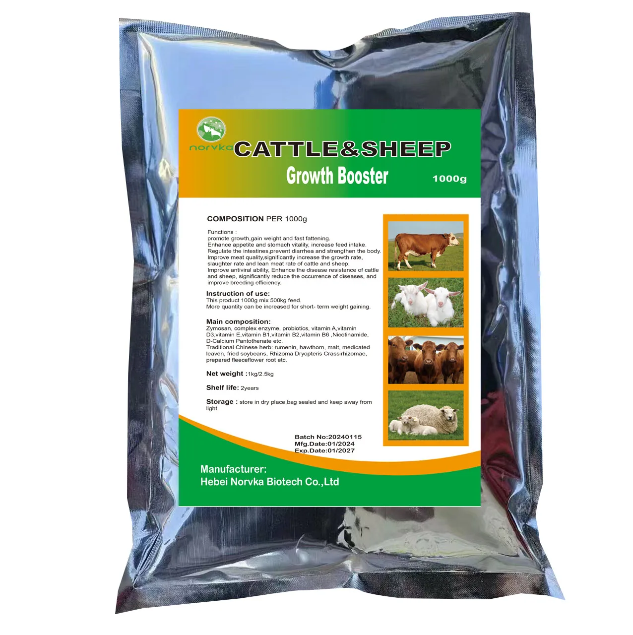 Cattle Sheep Growth Booster Of Minerals And Vitamins Weight Gain For ...