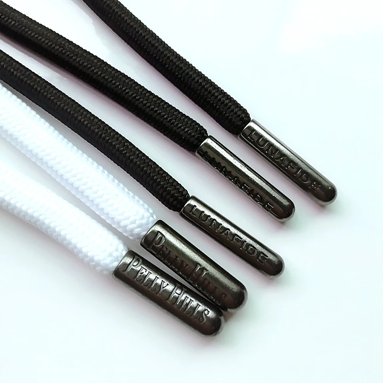 Custom Hoodie Drawstrings Round Braid Drawstring Cord With Zinc Custom ...