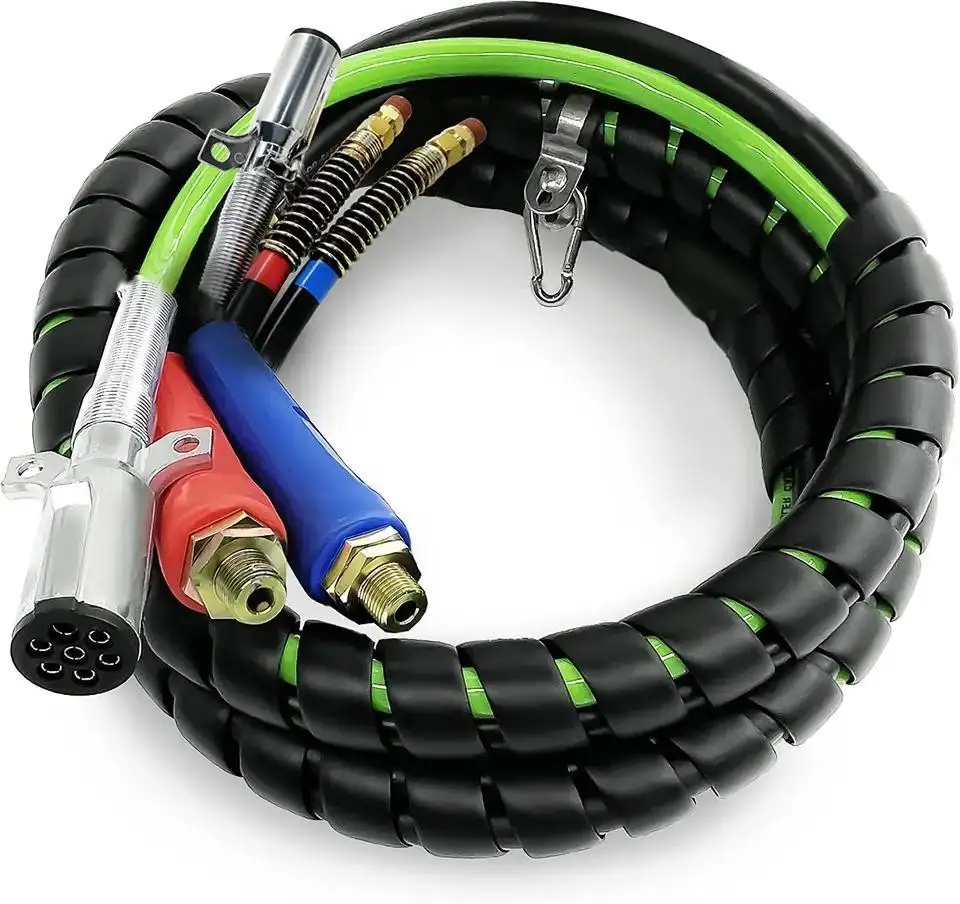 7 Core Cable For Trailer,12/15 Ft 3 In 1 Abs/air Power Truck Tractor Us ...