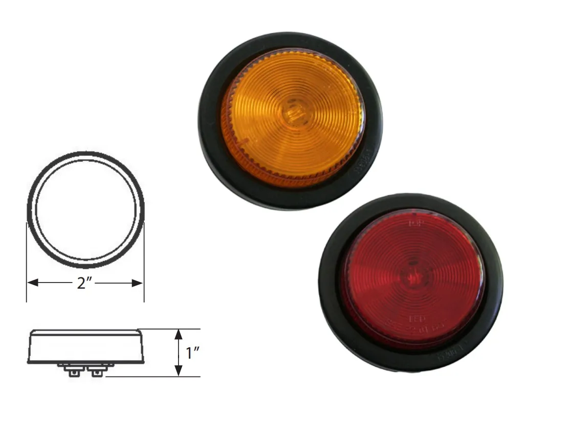 Truck Side Marker Lights - Durable, Waterproof, and Bright