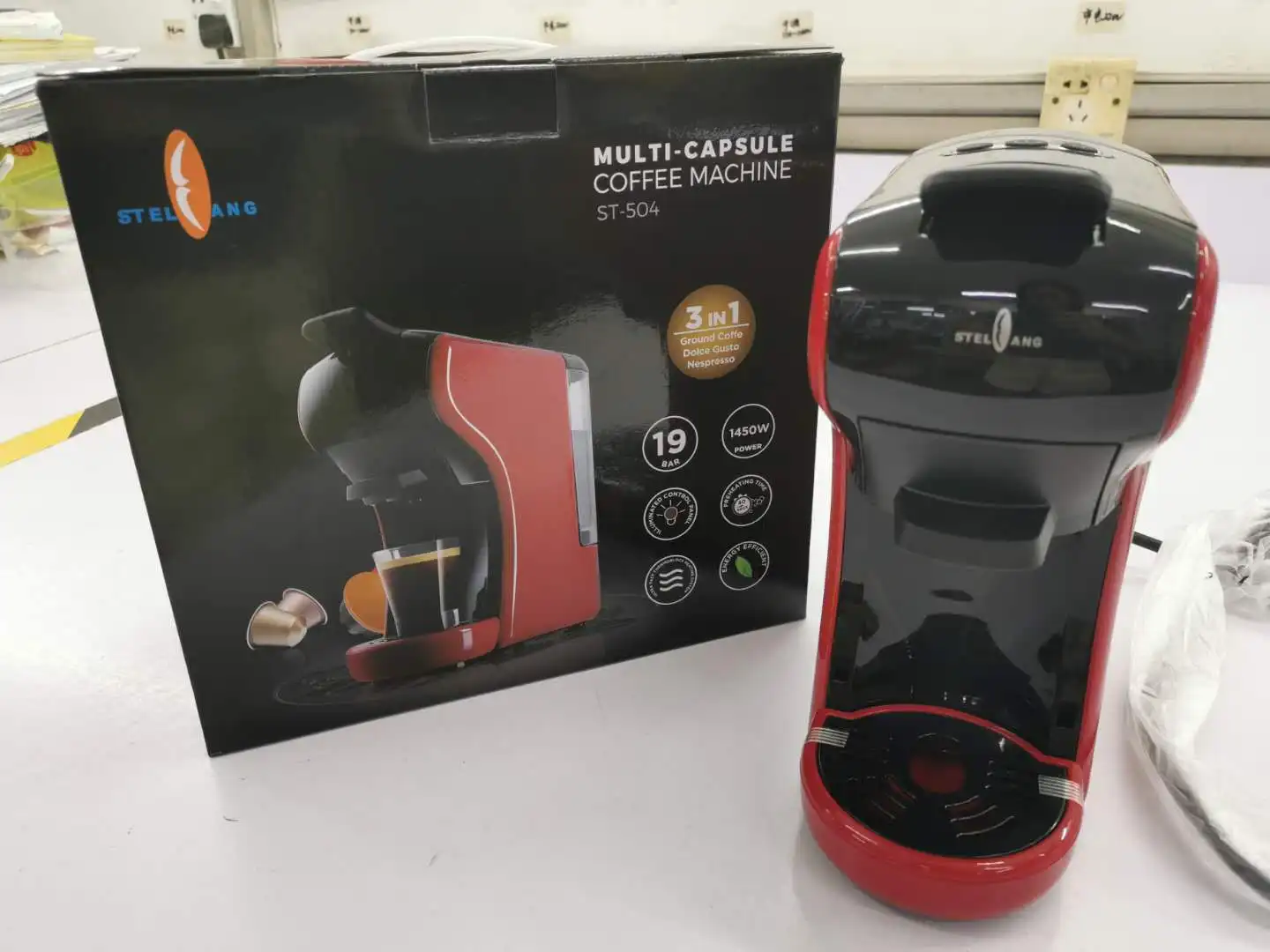 Multi Capsule Coffee Machine Maker 3 In 1 Compatible With Nespresso ...