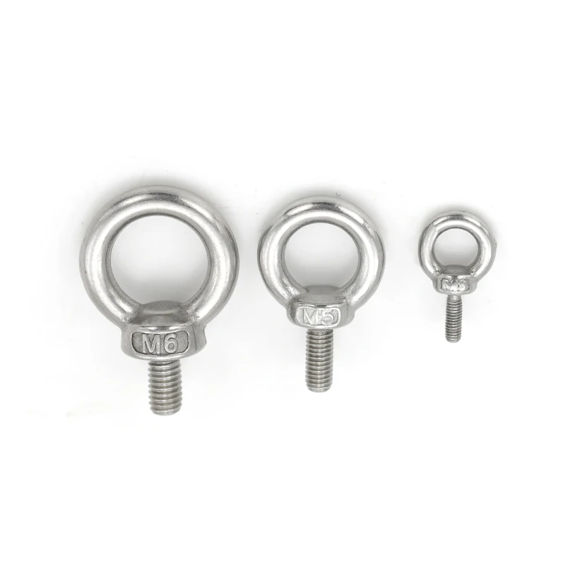 A2 A4 Din444 SS304 SS316 Stainless Steel Eye Bolt M4 with CE