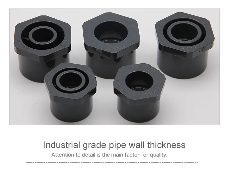 SANKING UPVC Reducing Bushing 25*20-63*50mm - Durable & Efficient