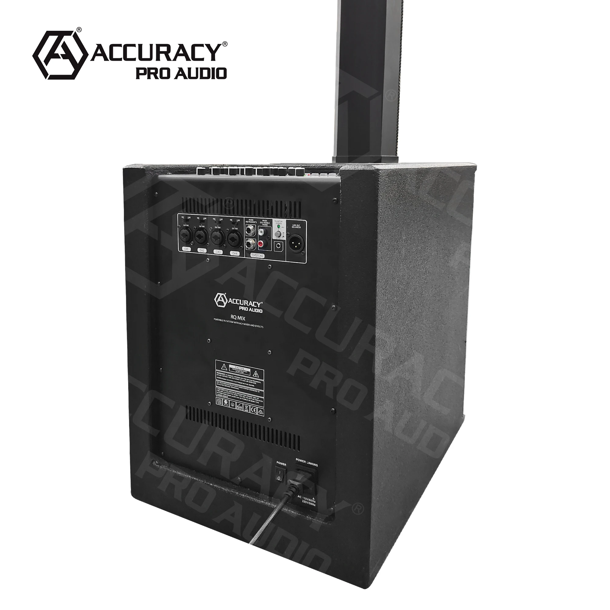 Accuracy Pro Audio AC40G 5600W Active Column Speaker Box