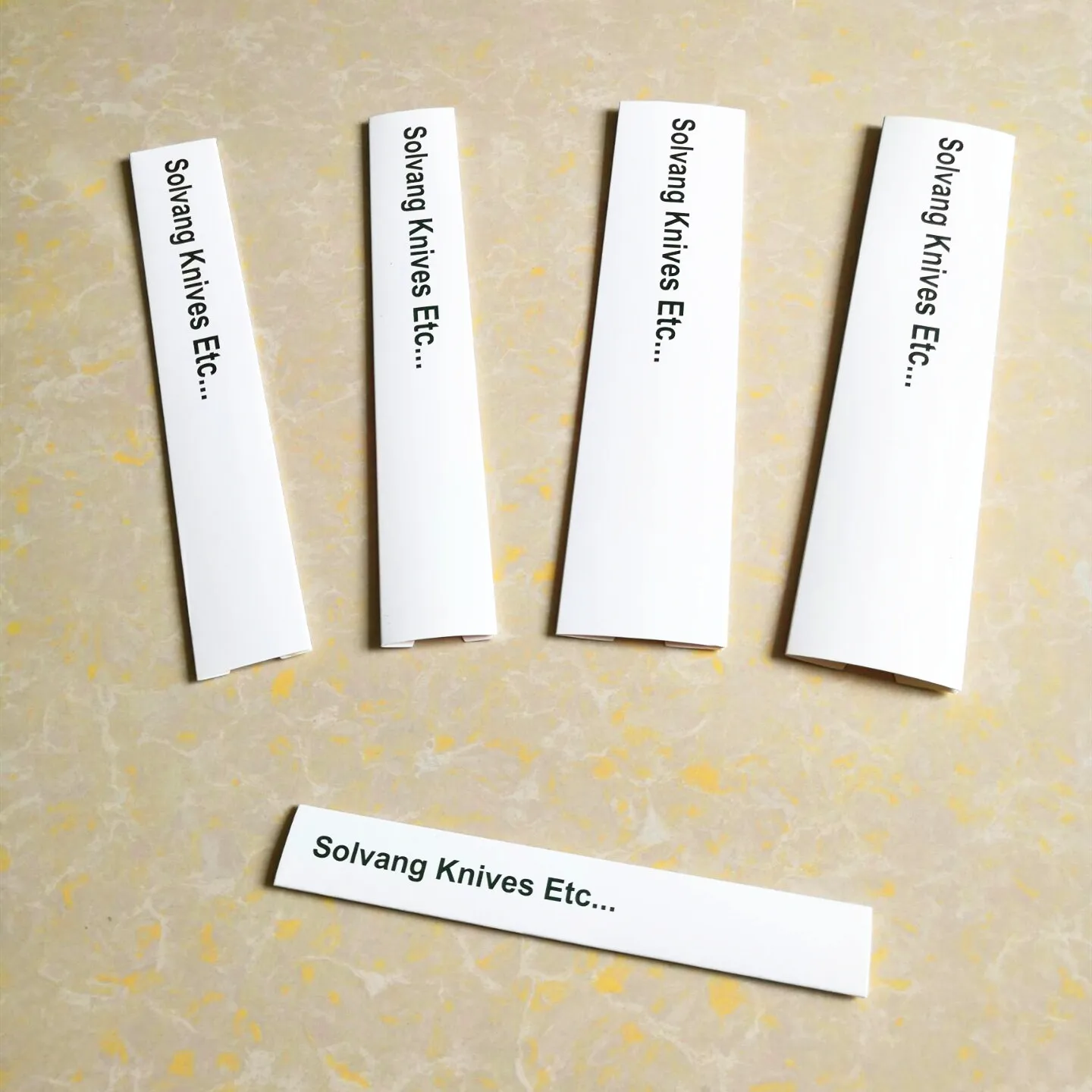 Custom Razor Sharpening Blade Edge Protector Knife Sleeve with Logo