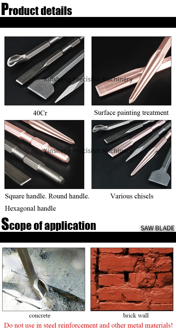 High Quality Alloy Chisels Carbide Tipped Stone Chisels SDS Plus Shank ...