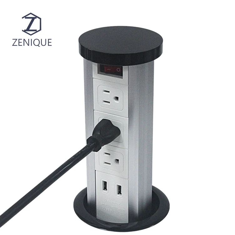 Office Conference Table Pop up Plug Power Outlet Socket