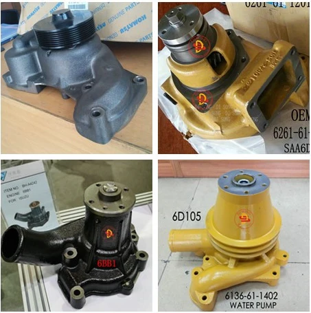 Engine Part Water Pump 172-7766 7n5908 2w8002 For E300 Excavator 3306 ...