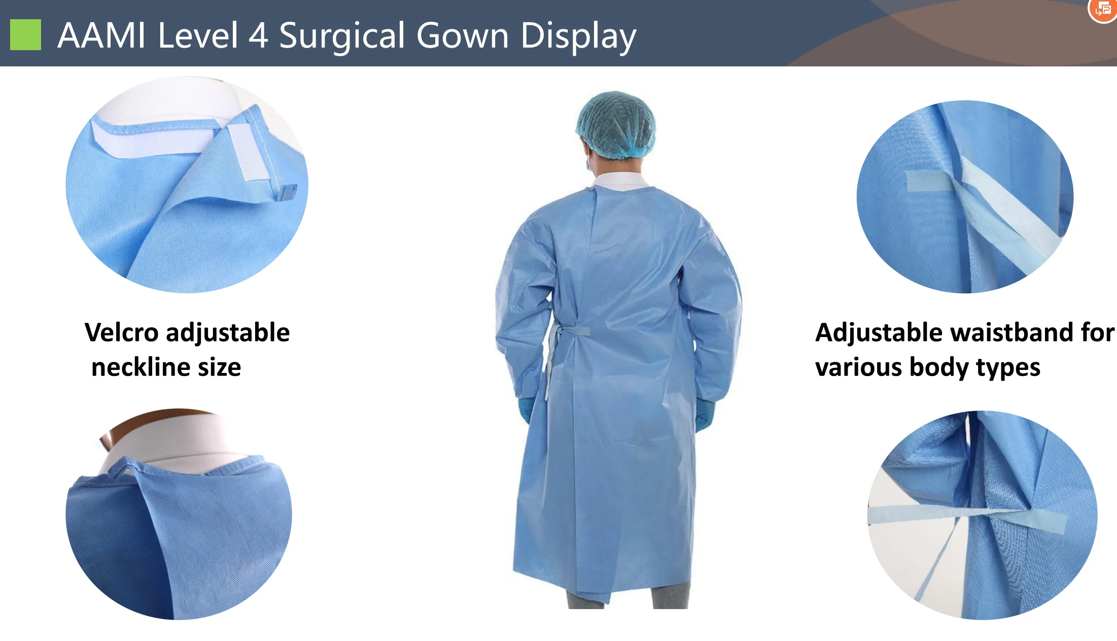 510k En13795 Reinforce Disposable Fabric Manufacturer Aami Level 4 ...