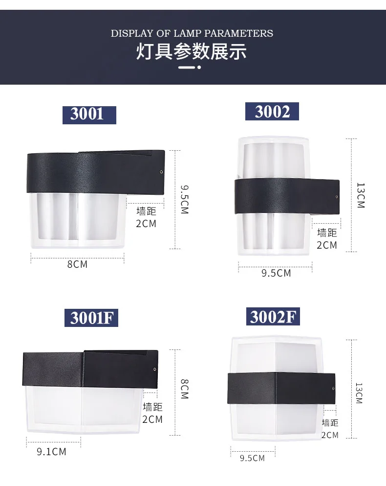 Outdoor Waterproof Compound Led Wall Light 10watts - Buy Compound Led ...