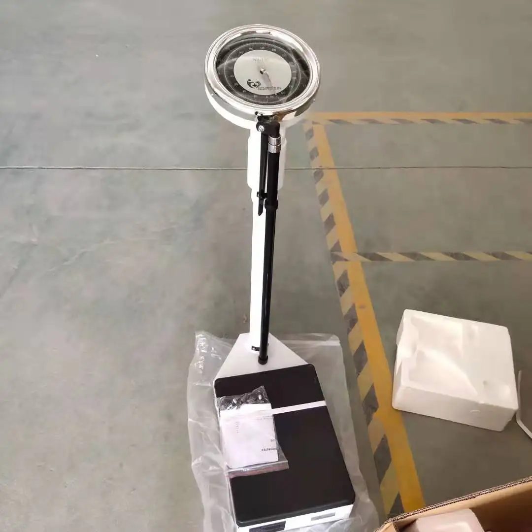 Rgz-160 Floor Type Mechnical Human Body Weighing Machine Height And ...