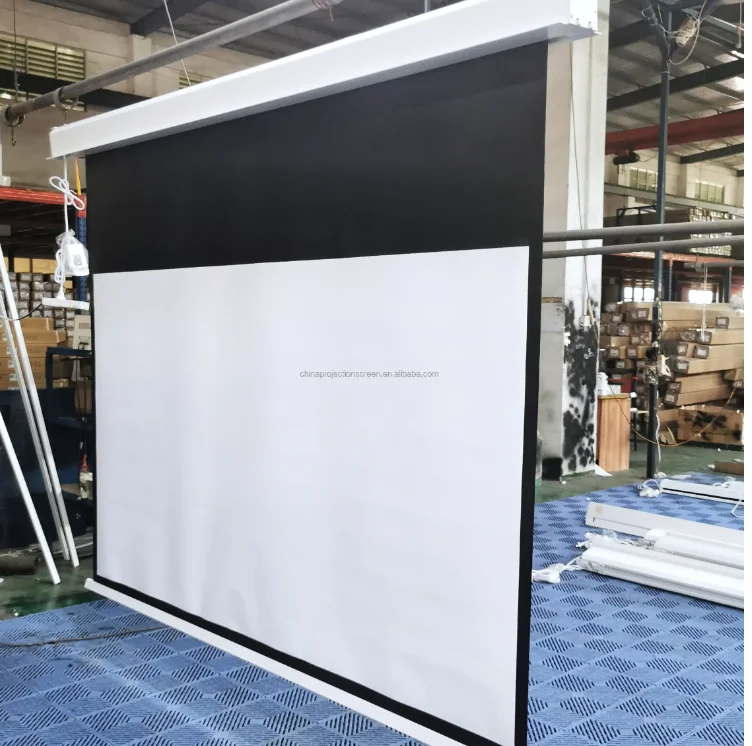 Telon Brand In Ceiling Recessed Hanging Motorized Tab Tensioned ...