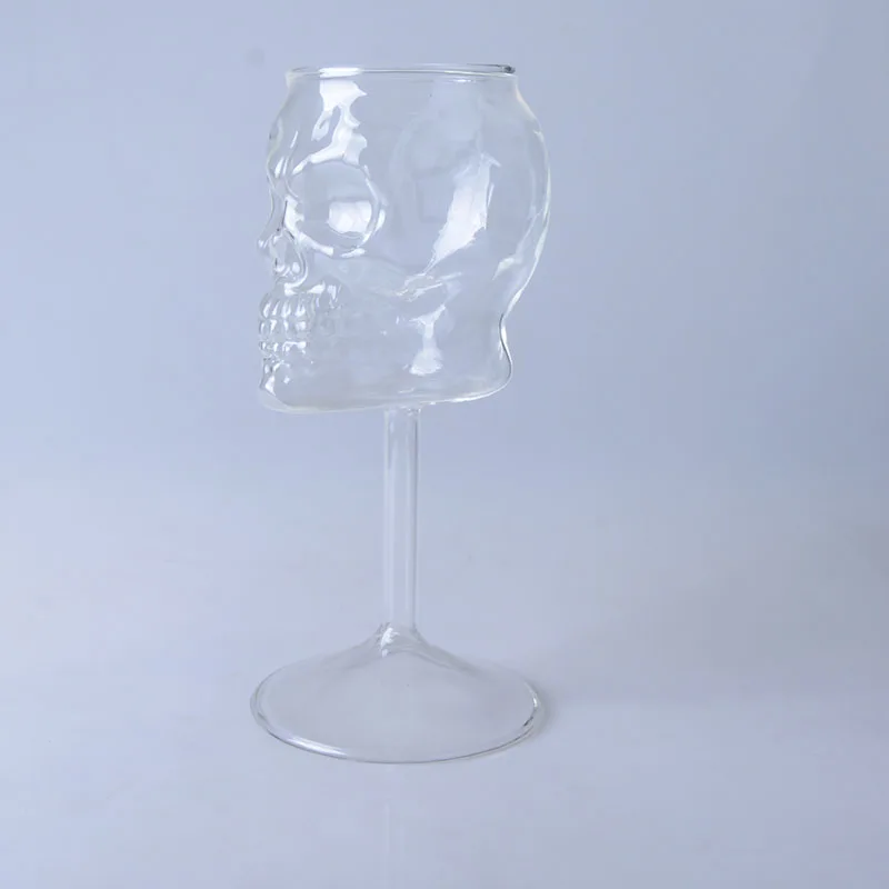 Skull Wine Glass Buy 12 Oz Skull Wine Glassskull Design Clear Glasselegant Goblet Glass