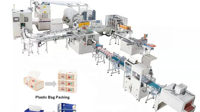 Automatic V Fold Facial Tissue Hand Towel Paper Making Processing ...