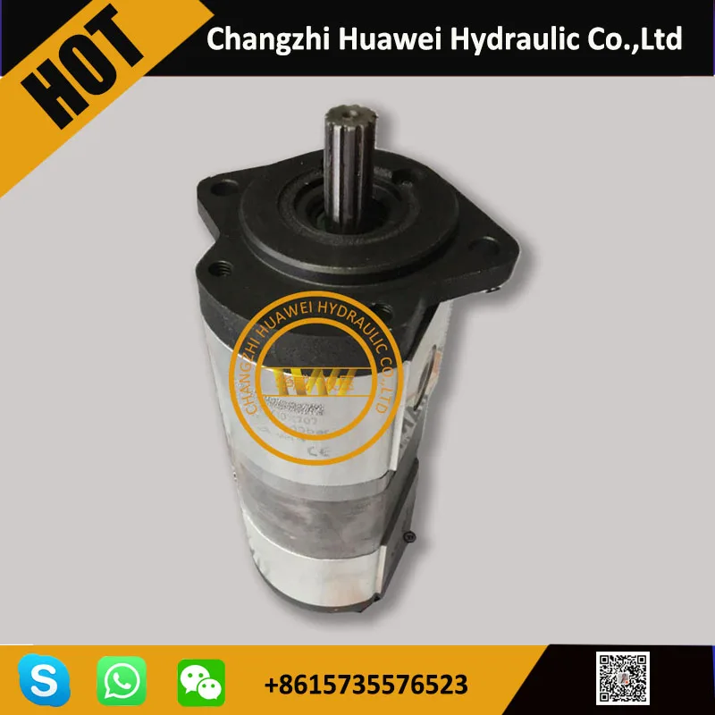 液压齿轮泵双联泵3816909m91 3800194m91用于mf拖拉机4200/4215/4225/4235/4255/4260/4265 ...