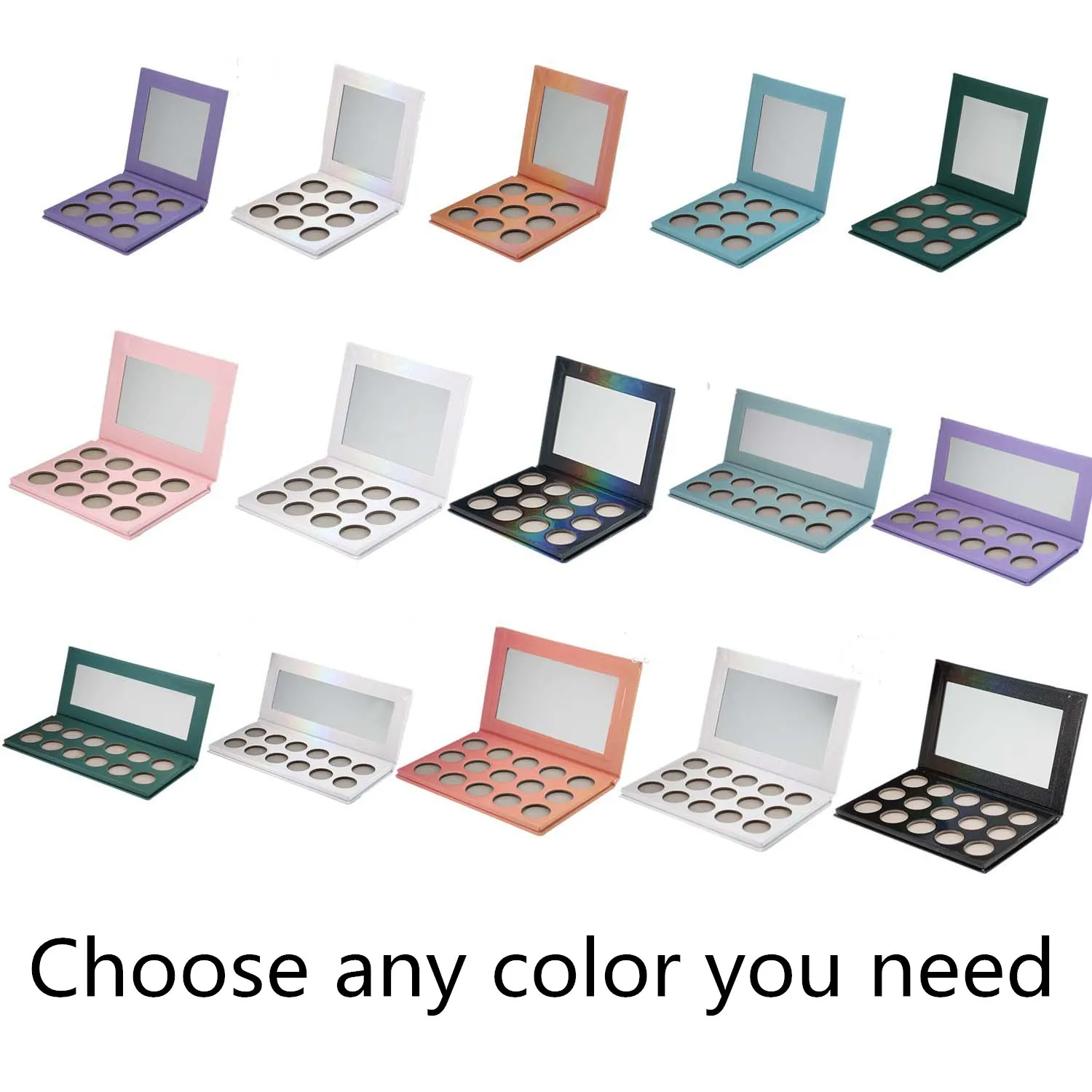 Glitter Eye Shadows - Durable, Multi-Color Palette