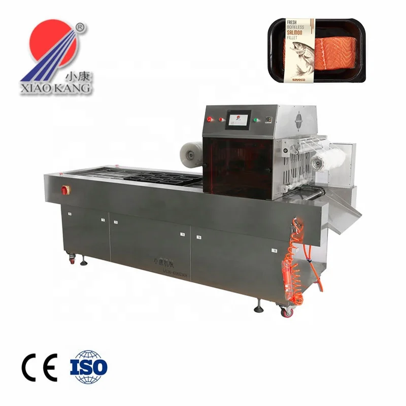 Automatic Continuous Tray Vacuum Skin Packaging Machine For Musang King ...