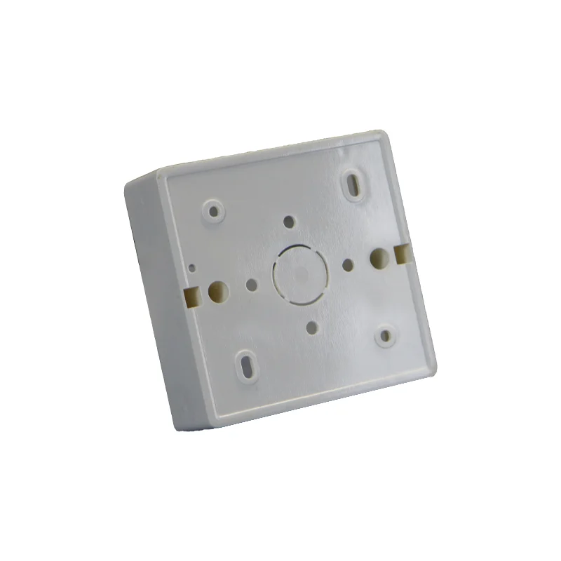 White PVC Surface Electrical Switch Box with IP54 Protection Level Wall ...