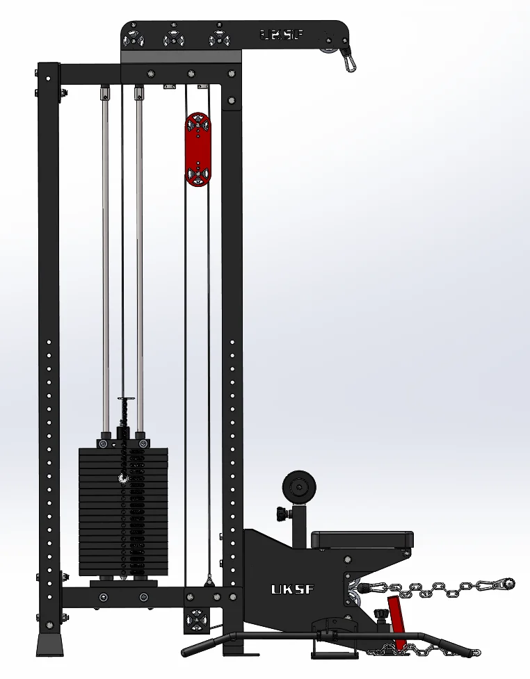 Monster Lat Pull Down/Low Row (Stand Alone) LAT Pull Down Machine Low ...