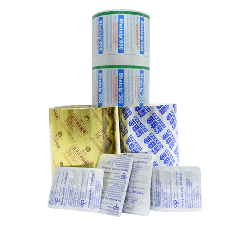 Custom Printed Pharmaceutical Grade Aluminum Foil Rolls For Pill ...