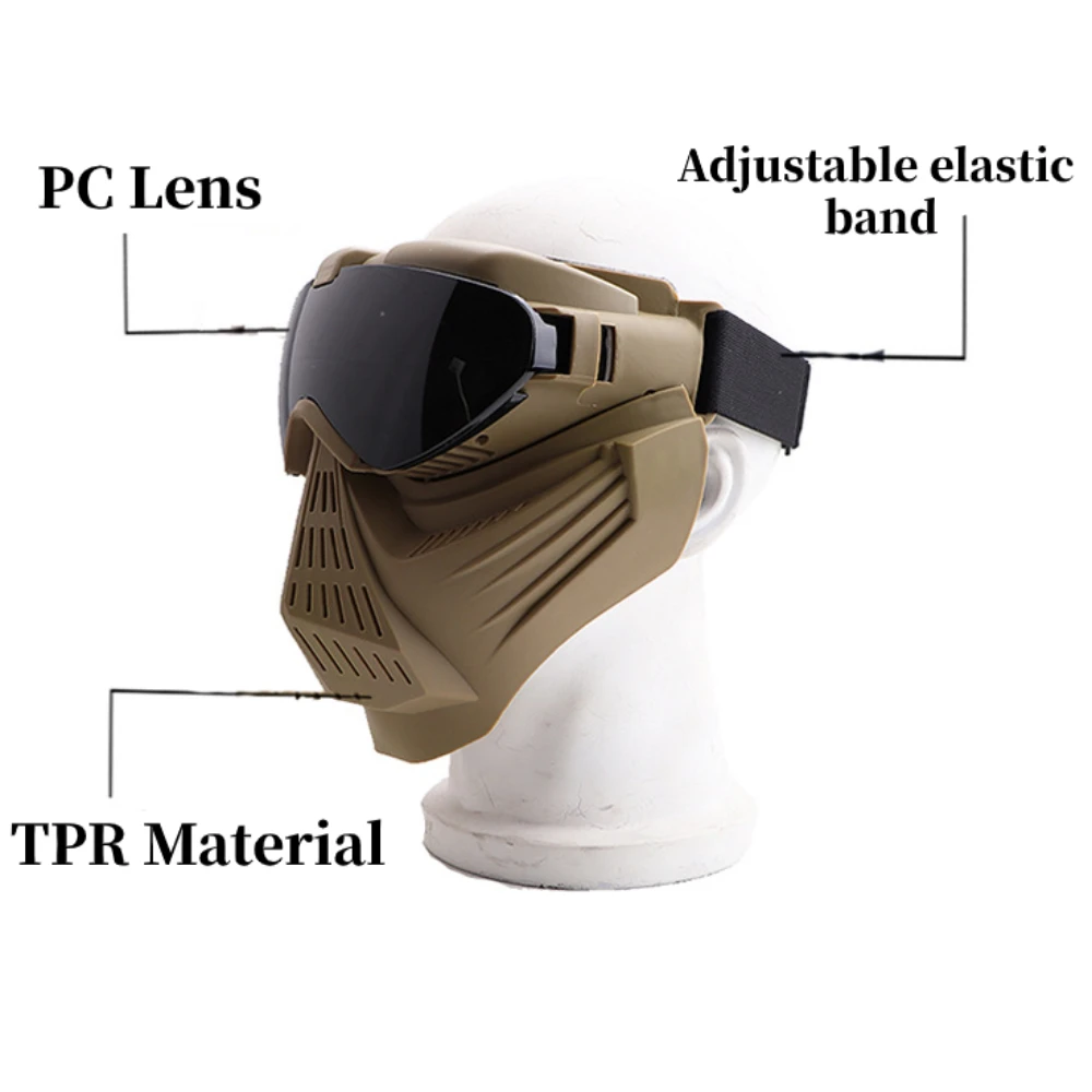 Tactical Full Face Mask for Kids - Airsoft & Paintball