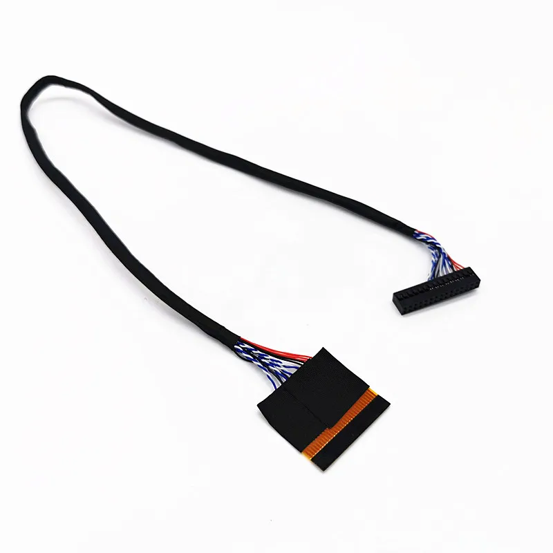 OEM Custom LCD Screen Cable - IPEX Display Cable P-TWO FFC Turn LVDS Cable