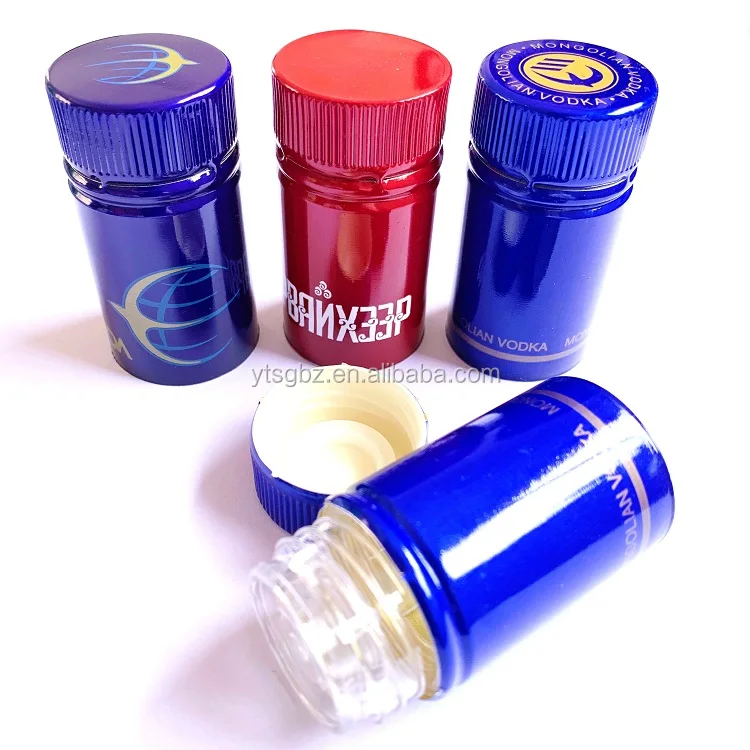 Aluminum Plastic Non-Refill Closure Cap for Glass Bottles