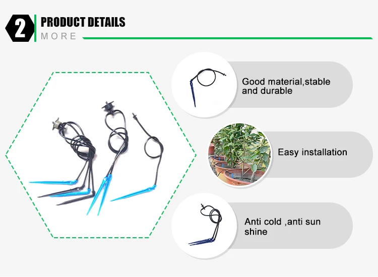 Other Watering Drip Irrigation System Two And Four Branches Bend Arrow ...