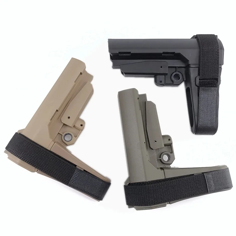SBA3 Rear Stock Nylon and Rubber Hand Strap for SLR Tail Stock