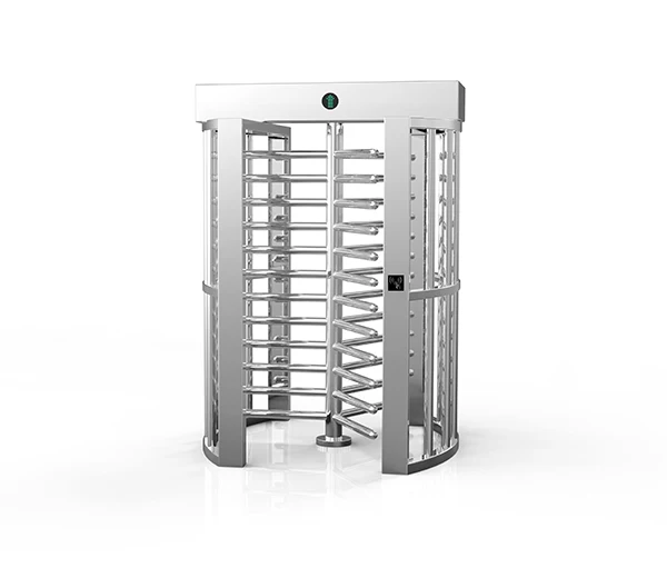 304 Stainless Steel Full Height Turnstiles Gates Single Pass Pedestrian ...