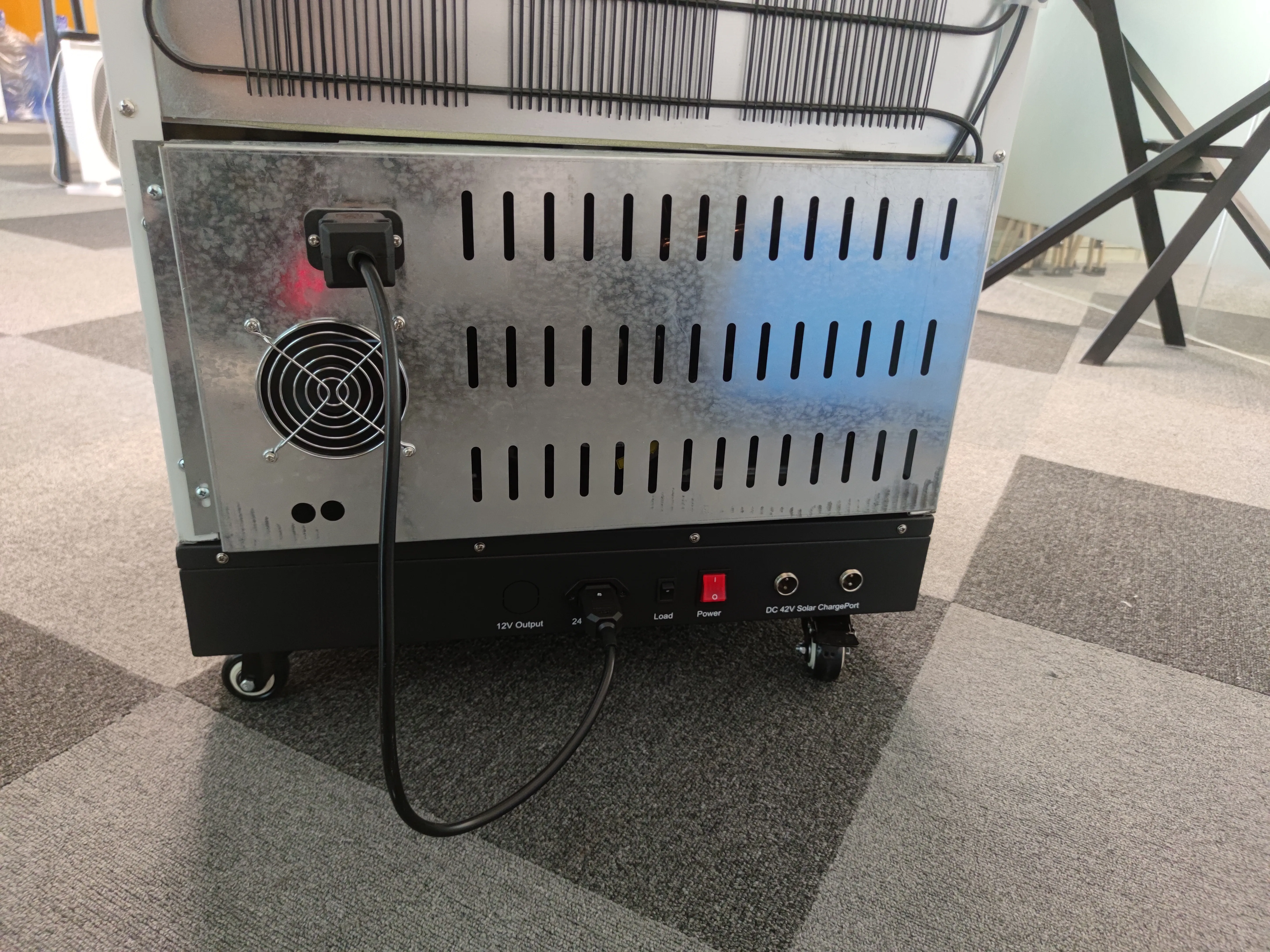 Solar Display Fridge - Rechargeable 268L Refrigerator