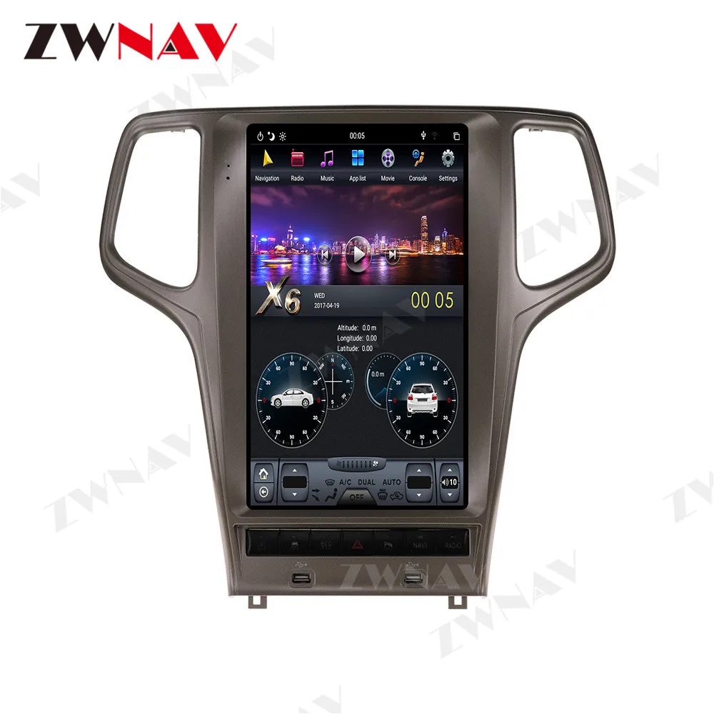 JEEP Grand Cherokee 2010-2019 Car Multimedia Player - ZWNAV