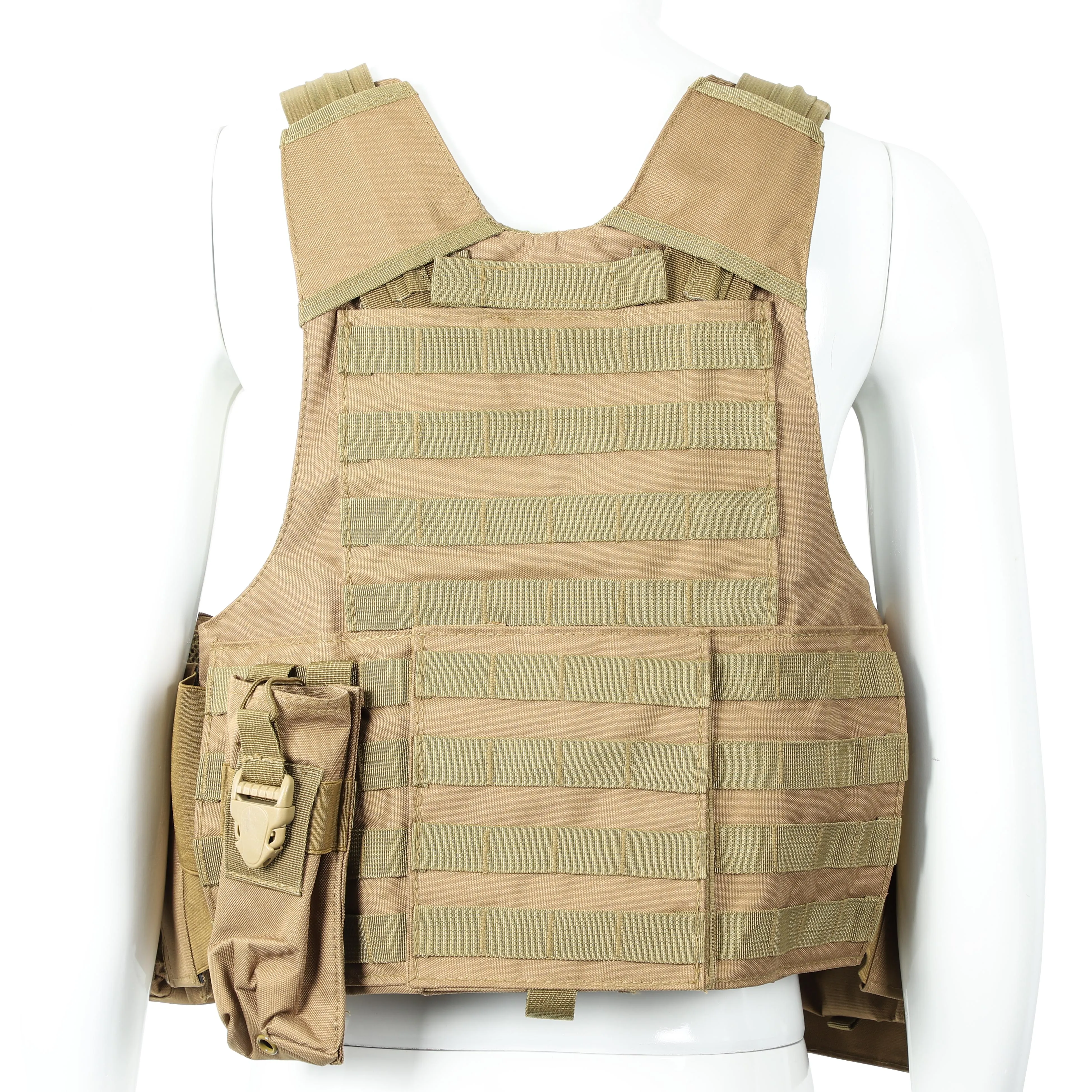 Unisex Tactical Vest Cs Field Camouflage Vest Molle Outdoor Combat ...