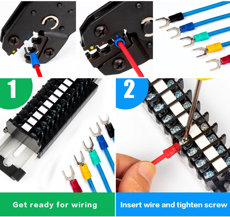 TBR-20 Busbar Wring Board Wire Connector - 200pcs/box