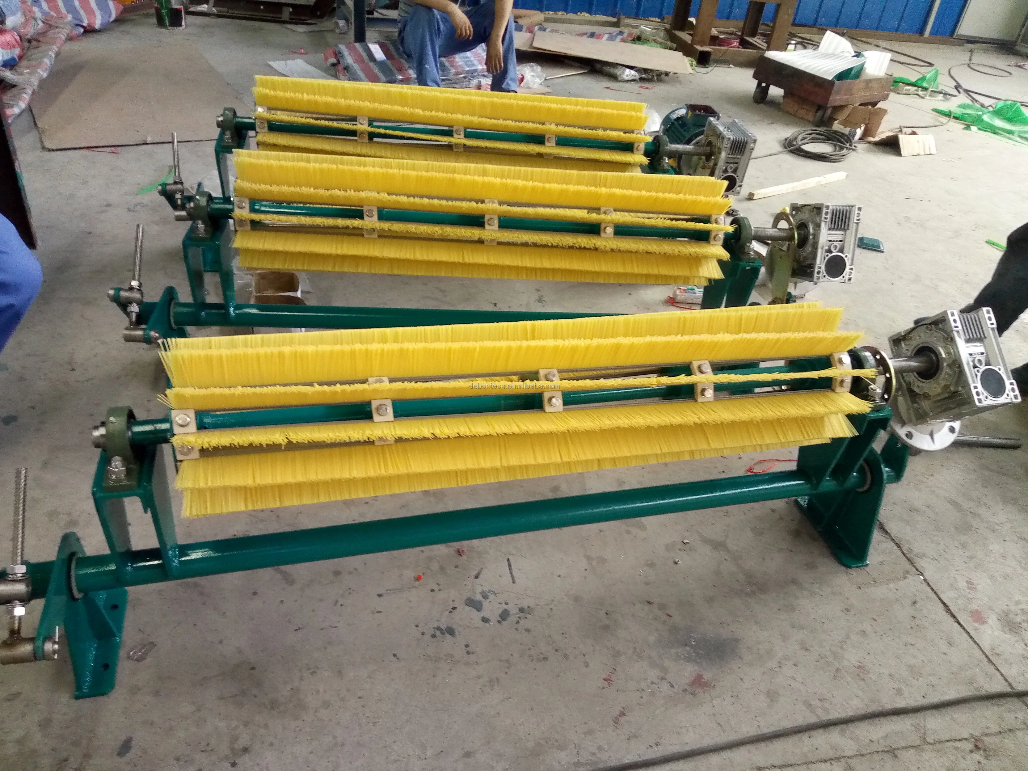 Cleaner Motorized Brush Belt Scraper Conveyor Belt Cleaning Brush ...