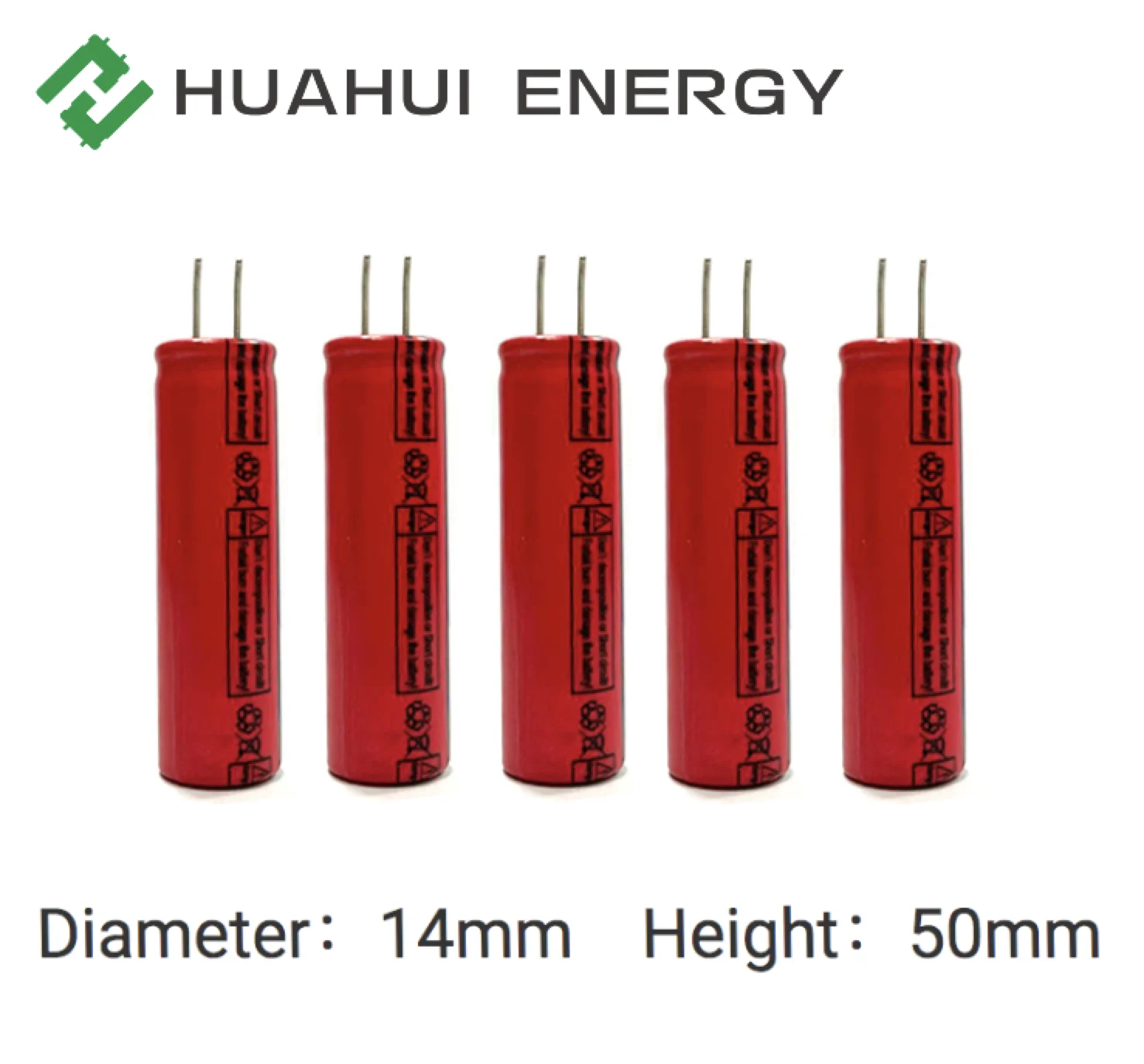 Lifepo4 HFC 1450 500mah 3.2V Cylindrical Rechargeable Batteries
